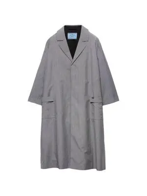 Prada Single-breasted Light Mohair Coat