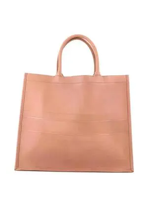 Dior Book Embossed Leather Large Tote Bag