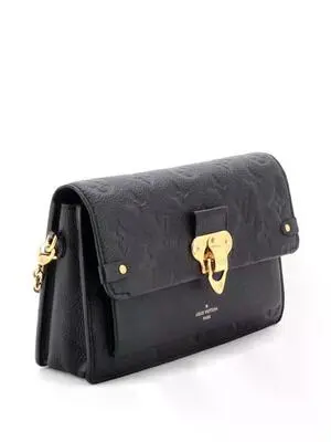 LOUIS VUITTON Vavin Chain Wallet Nm Monogram Empreinte Leather - Black