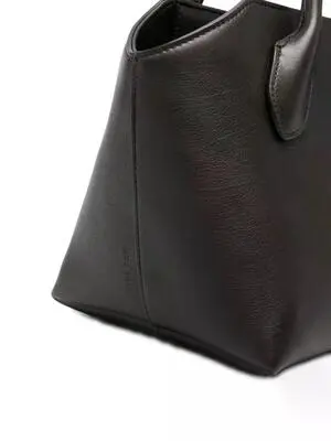 THE ROW Terrasse Bauletto Leather Tote Bag - Brown