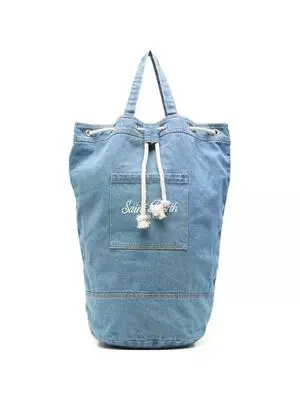 MC2 SAINT BARTH Denim Backpack - Blue