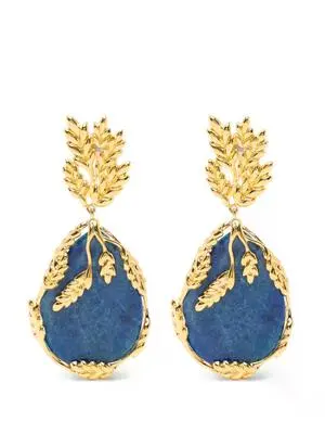 AURÉLIE BIDERMANN Françoise Lapis Lazuli Drop Earrings - Gold