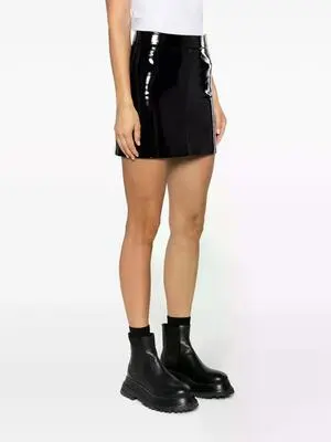 Zadig&Voltaire Jinette Vinyl Leather Miniskirt