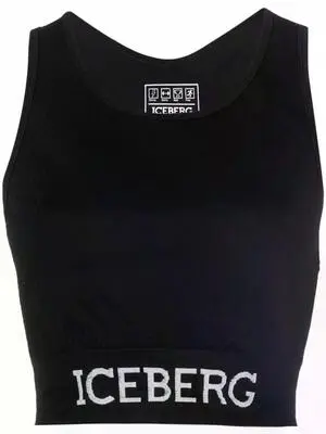 Iceberg Logo Print Tank Top