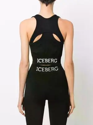 Iceberg Logo Print Tank Top