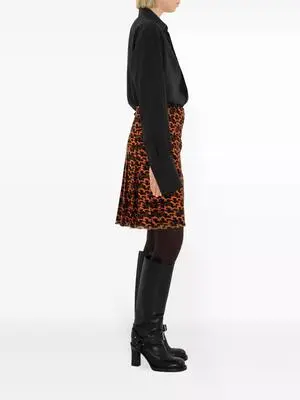 Burberry Fox Print Wool Kilt