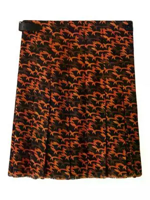 Burberry Fox Print Wool Kilt
