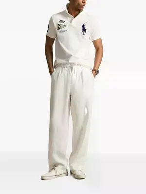Polo Ralph Lauren Big Pony Embroidered Polo Shirt - Neutrals