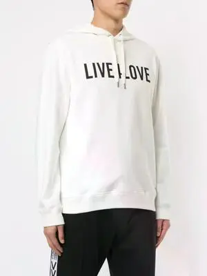 PORTS V Slogan Hoodie - White