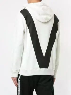 PORTS V Slogan Hoodie - White
