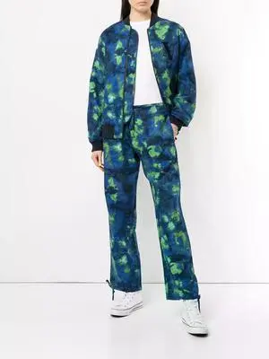 PORTS V Dye Detail Bomber Jacket