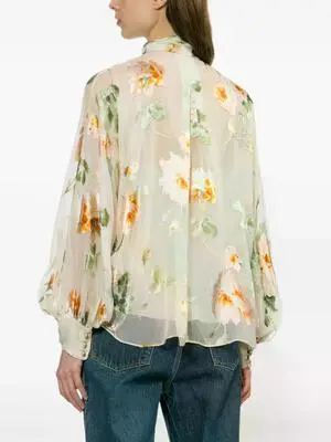 Zimmermann All-over Floral Print Shirt