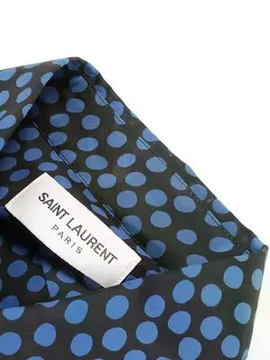 Saint Laurent 2000s Dot Silk Shirt