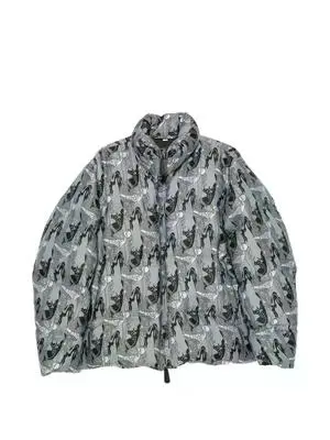 Burberry Padded Abstract Print Jacket