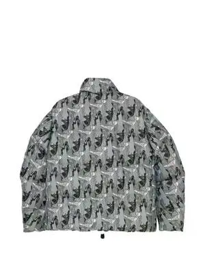 Burberry Padded Abstract Print Jacket
