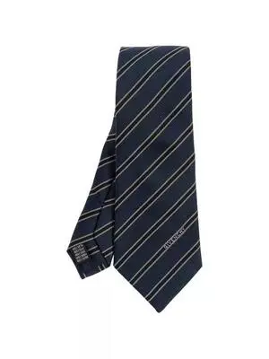 Givenchy Diagonal-stripe Tie - Blue
