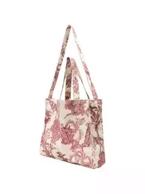MC2 SAINT BARTH Tropical Print Tote Bag