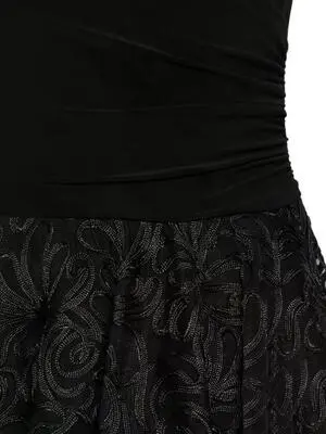 Norma Kamali Cayla Halterneck Mini Dress