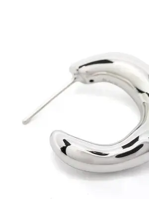 MARIA BLACK Large Anil Hoop Earrings - Silver