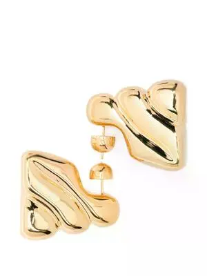 MARIA BLACK Medium Bogota Wavy Earrings