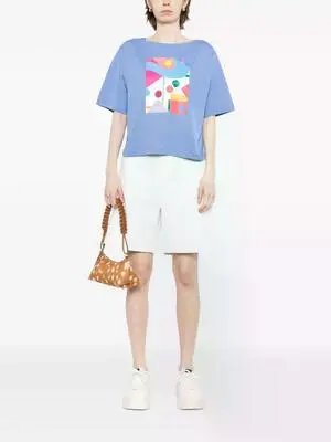 AGNES B. Ocean Graphic Print T-shirt