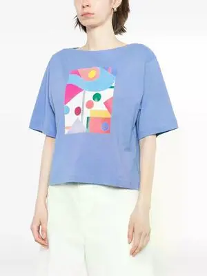 AGNES B. Ocean Graphic Print T-shirt