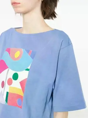 AGNES B. Ocean Graphic Print T-shirt