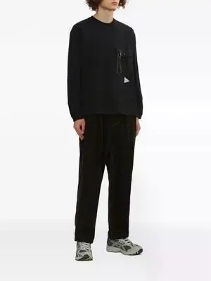 AND WANDER Pocket Long-sleeve T-shirt
