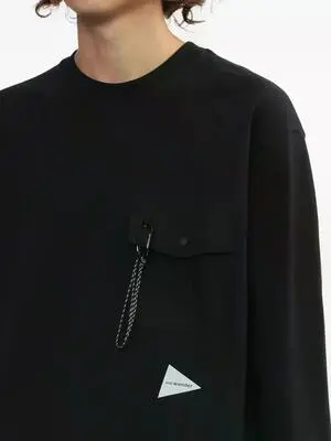 AND WANDER Pocket Long-sleeve T-shirt