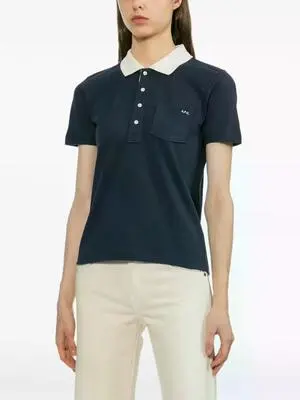 A.p.c. Half Button-up Polo