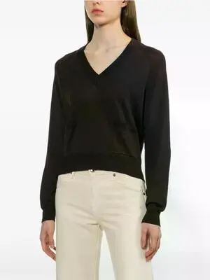 A.p.c. Cotton V-neck Sweater