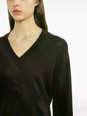 A.p.c. Cotton V-neck Sweater