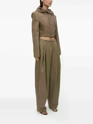 Christopher Esber Plinth Herringbone Hooded Jacket
