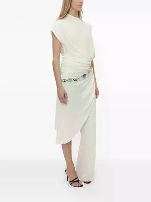 Christopher Esber Crystal Cable-chain Draped Trousers