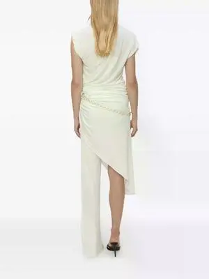 Christopher Esber Crystal Cable-chain Draped Trousers