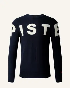 Perfect Moment Piste" Merino Wool Blend Intarsia Knit Sweater