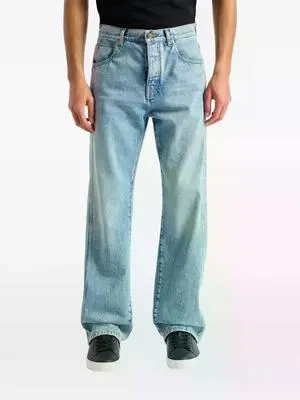 Balmain Loose-fit Light Denim Jeans