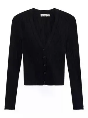 Simkhai Ribbed V-neck Cardigan