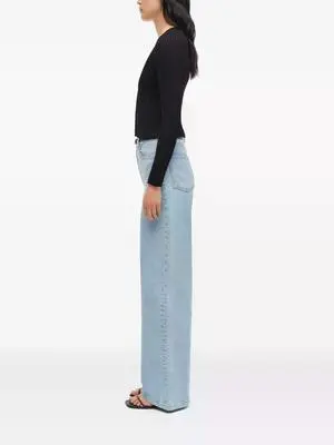 Simkhai Ribbed V-neck Cardigan