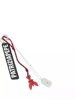 Patrizia Pepe Fly Charm Keyring - Red