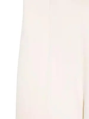 Alberta Ferretti High-waisted Slim-fit Trousers - Neutrals