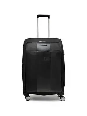 PIQUADRO Expandable Four-wheel Suitcase - Black