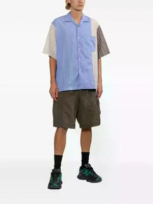 Comme Des Garçons Panelled Shorts - Grey