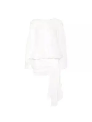 Christopher Esber Porto Tie-waist Dress - White