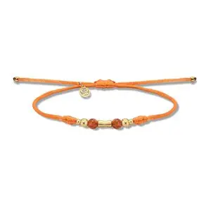 TVENTO Lumina Flamma Bracelet With Opal And Gold Accents - Orange