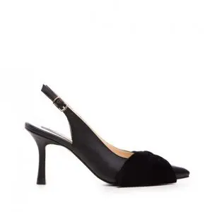 THE 5TH ELEMENT Mabel Leather Slingback Heels
