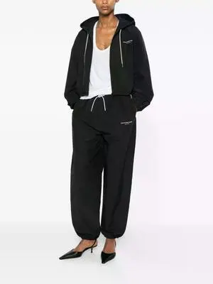 Alexander Wang Rhinestone Logo Track Pants