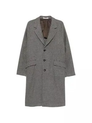 Tagliatore Sanford Houndstooth Single-breasted Coat