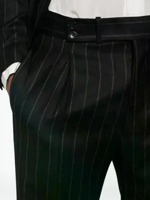 Tagliatore Pinstripe-pattern Single-breasted Suit - Blue