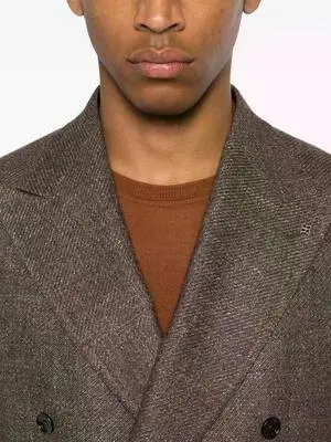 Tagliatore Double-breasted Checked Blazer